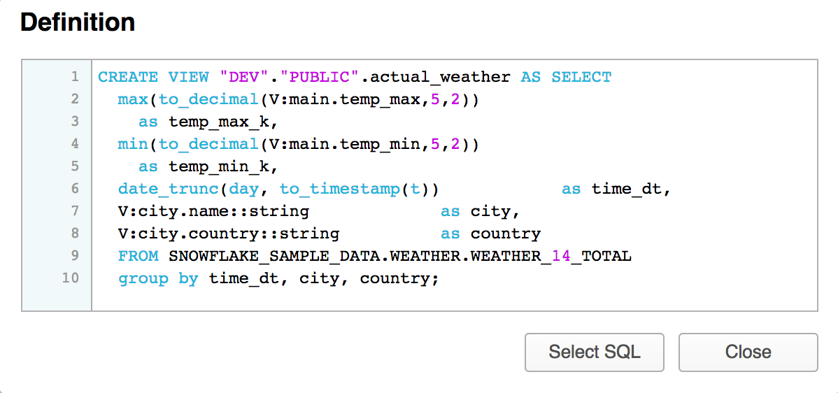 Create Table Snowflake Examples Brokeasshome